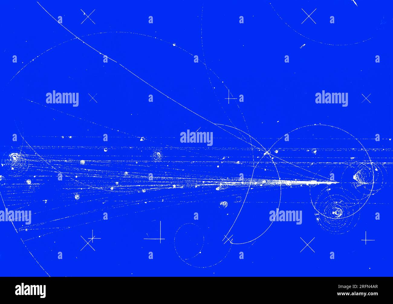 Proton with 300 GeV energy producing 26 charged particles in the 30 ...