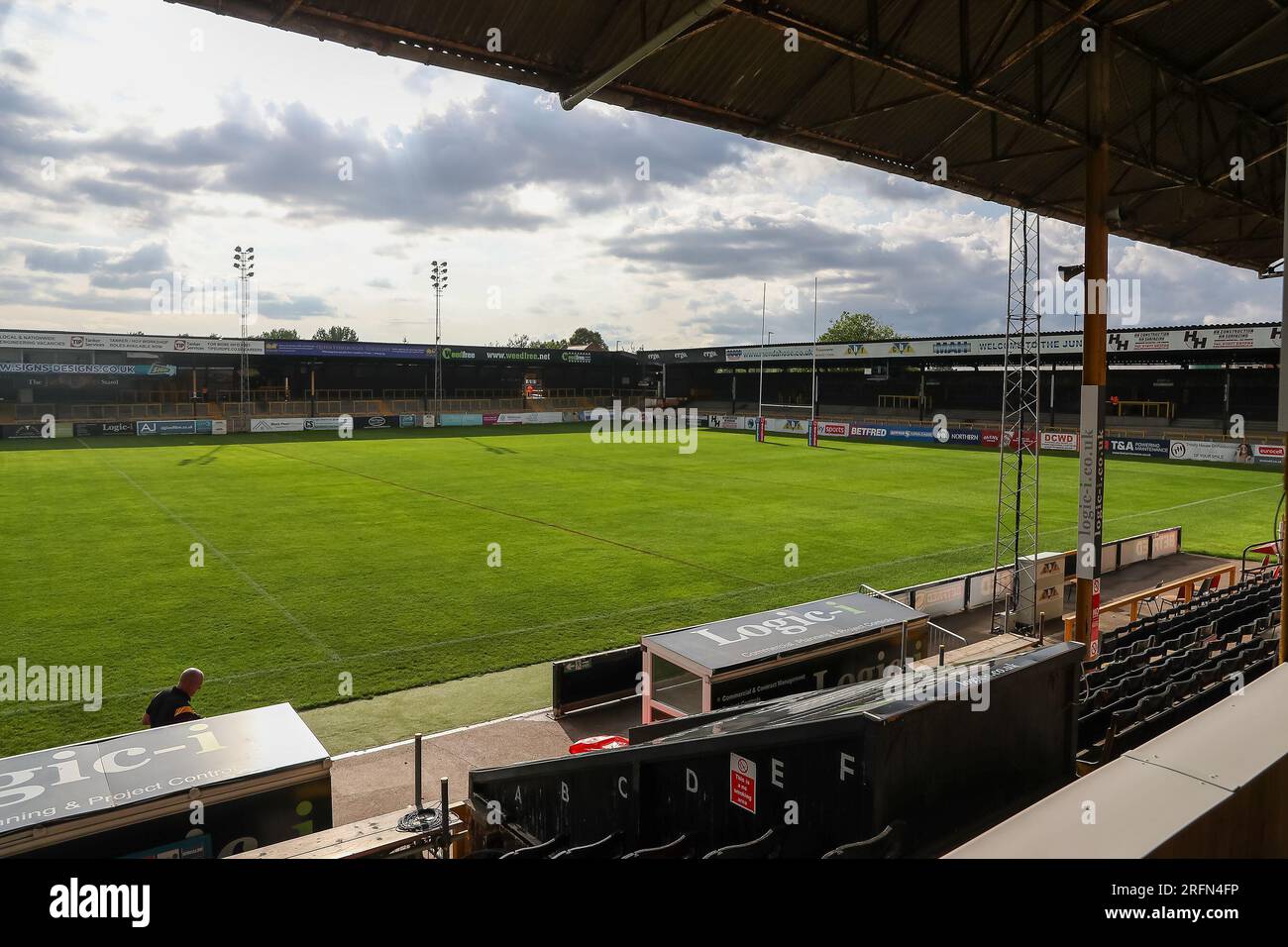Castleford, UK. 12th Sep, 2020. ***General view of the stadium during ...