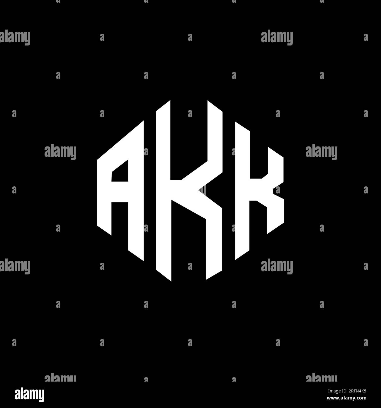 Akk logo design hi-res stock photography and images - Alamy