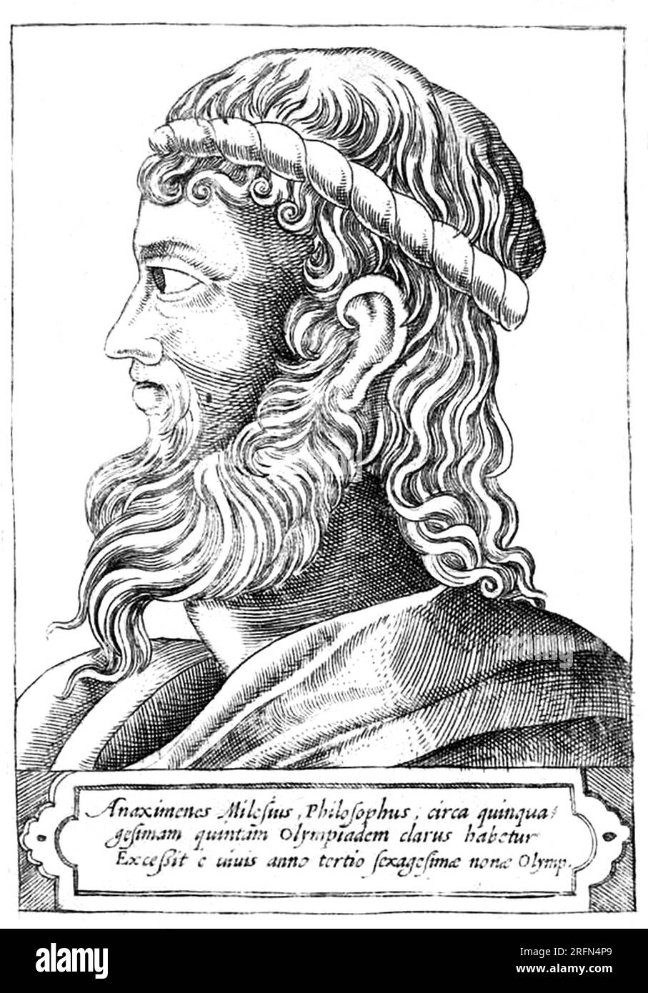 Anaximenes of Miletus (c.586 - c.526 BC) was an Ancient Greek, Pre ...