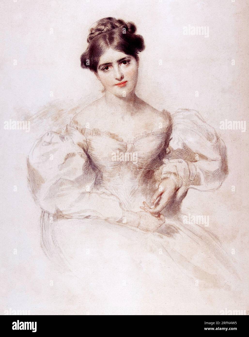 Fanny Kemble (1809-1893), 19th-century British theatre actress, popular ...