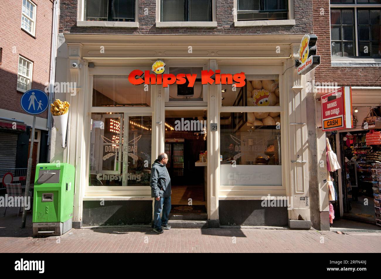 Chipsy King fast food in Amsterdam, Netherlands Stock Photo - Alamy