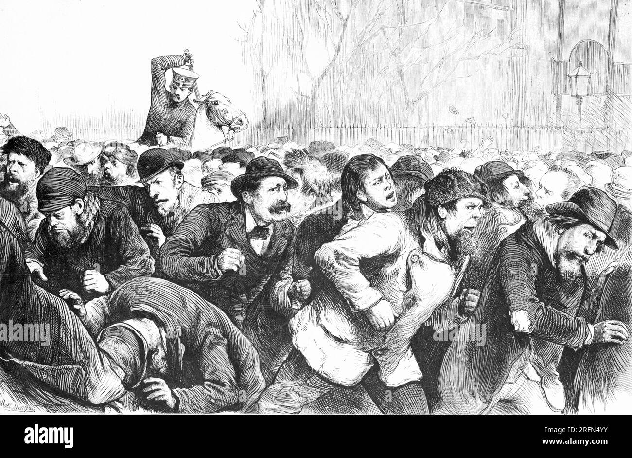 The Tompkins Square Park riot occurred on January 13, 1874 in the East ...