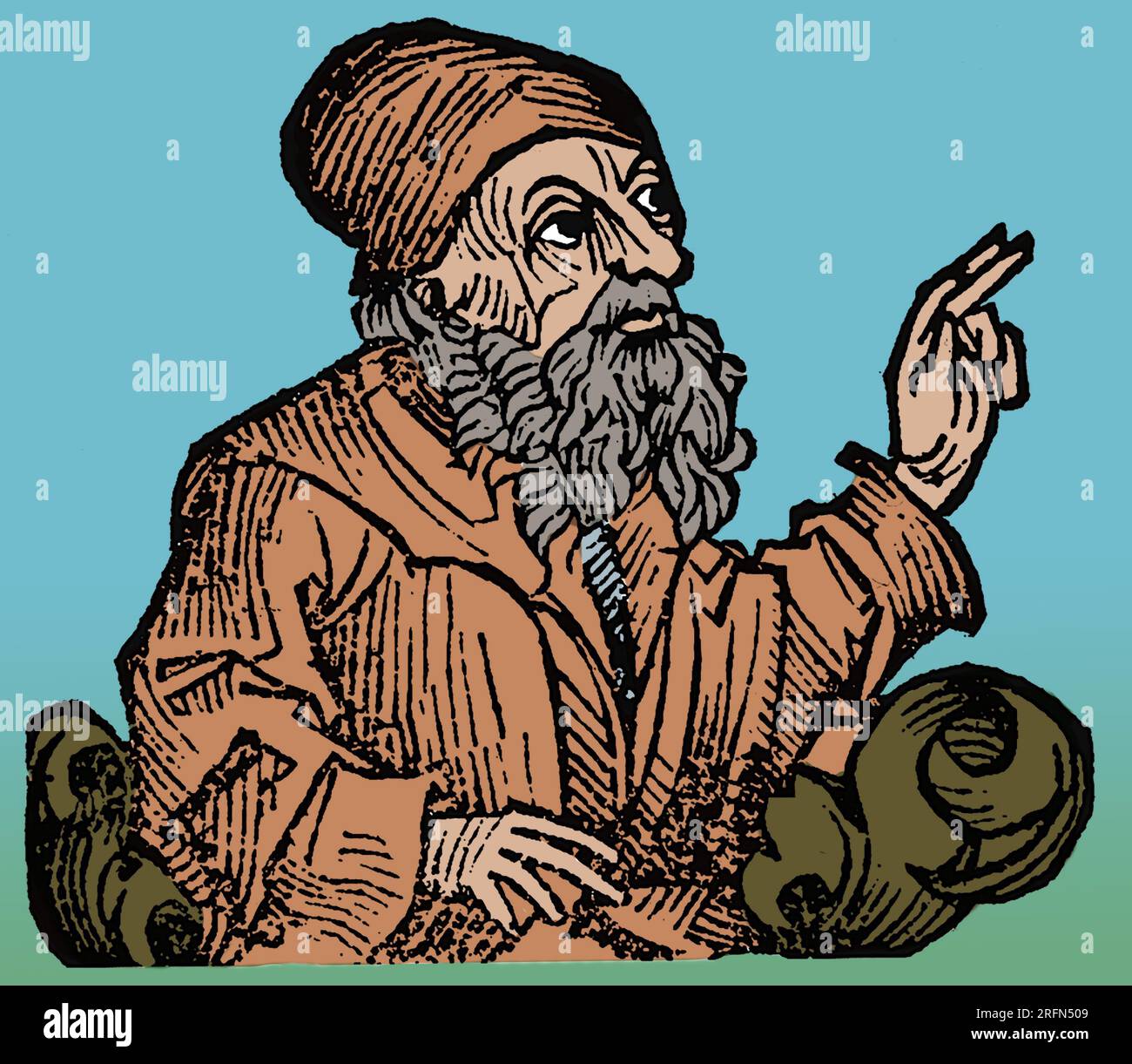 Anaxagoras (c.500- c.428 BC) was a pre-Socratic Greek philosopher Stock Photo - Alamy