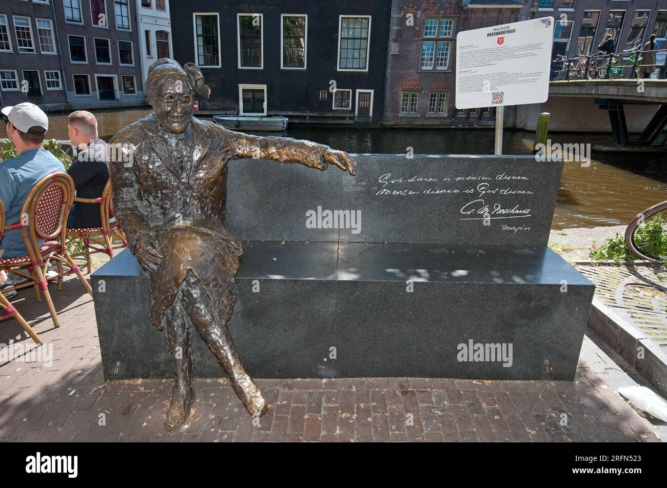 Monument to the officer of the Salvation Army Alida Margaretha ...