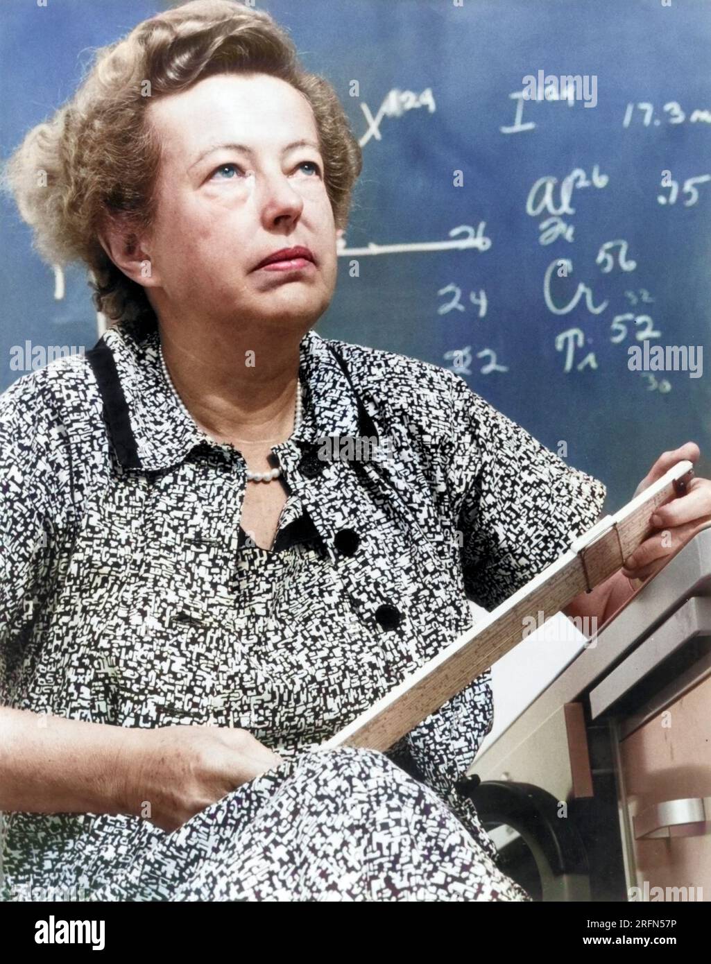 Maria Goeppert-Mayer, German-American Physicist Stock Photo - Alamy