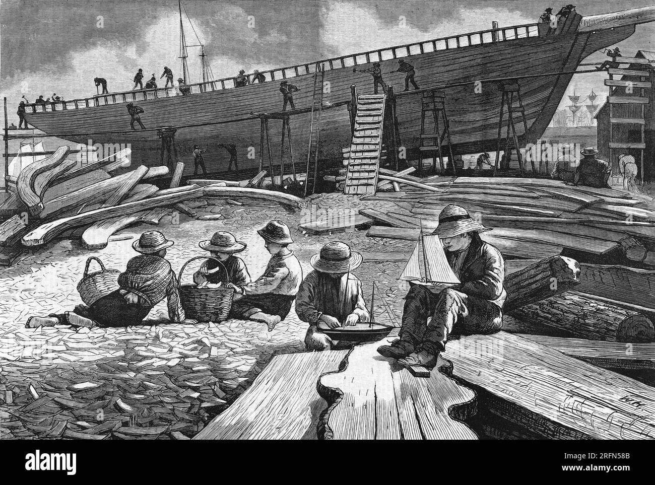 Winslow Homer The Boat Builders