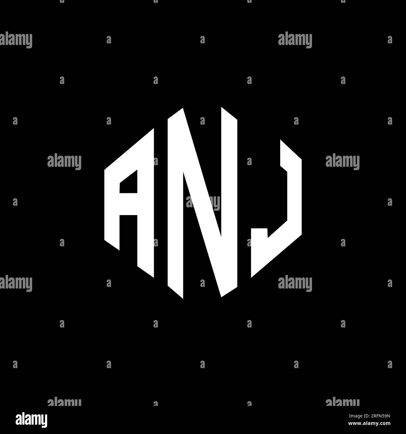 Anj logo Black and White Stock Photos & Images - Alamy