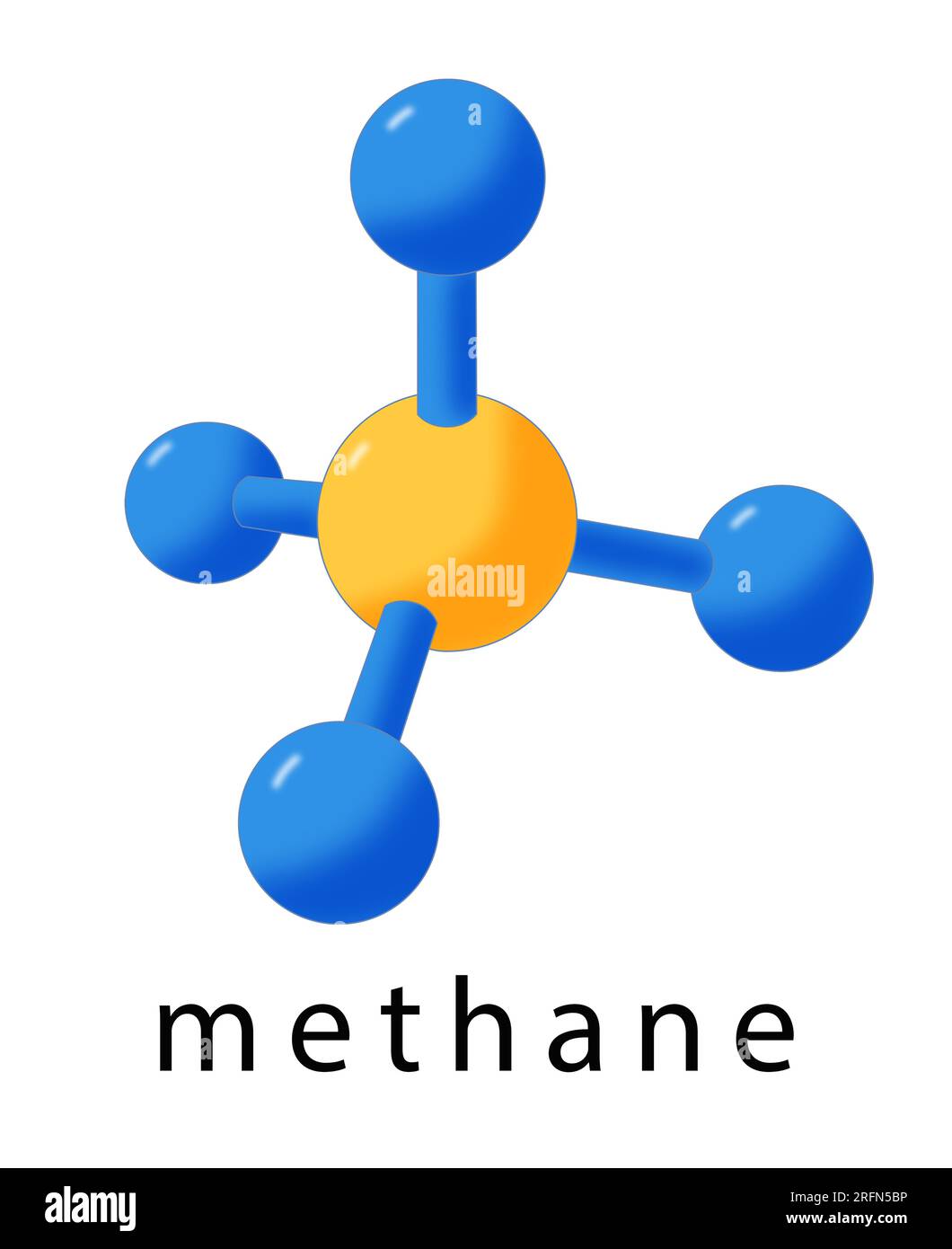 Illustration of the molecule CH4 or methane Stock Photo - Alamy Illustration of the molecule CH4 or methane Stock Photo - Alamy