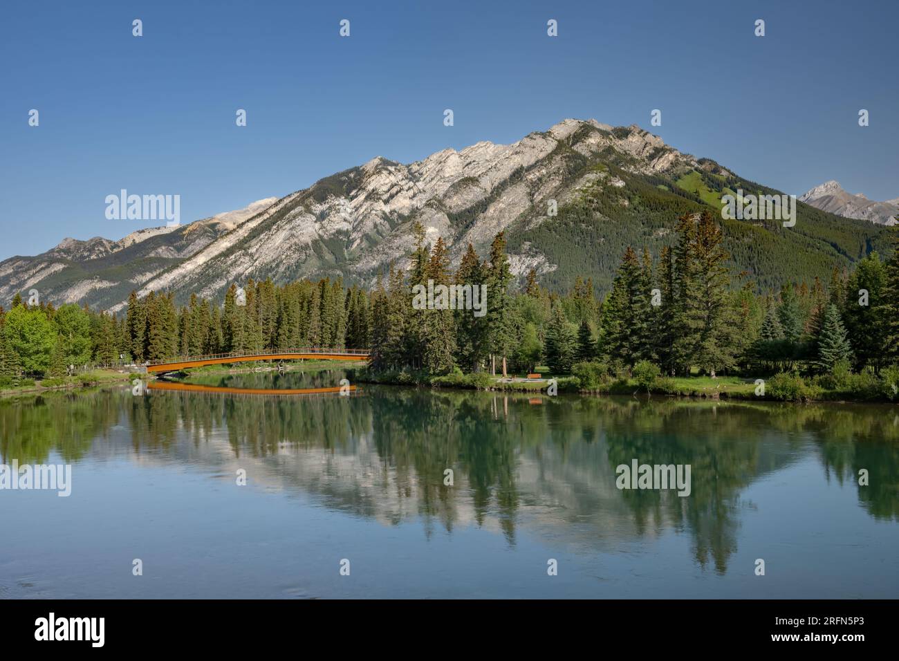 Bow River, Banff National Park, Alberta, Canada Stock Photo - Alamy