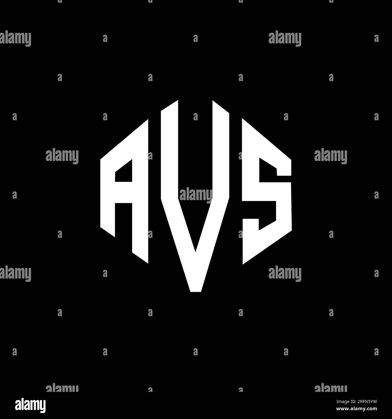 Avs logo design Black and White Stock Photos & Images - Alamy