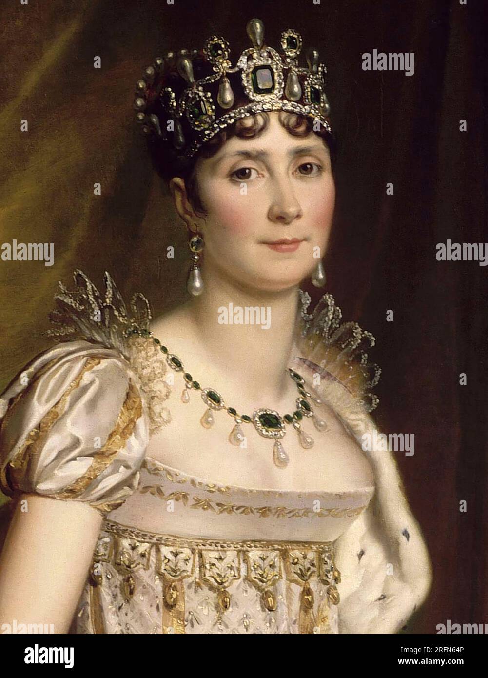 Josephine in coronation costume by Baron Francois Gerard (1770-1837 ...