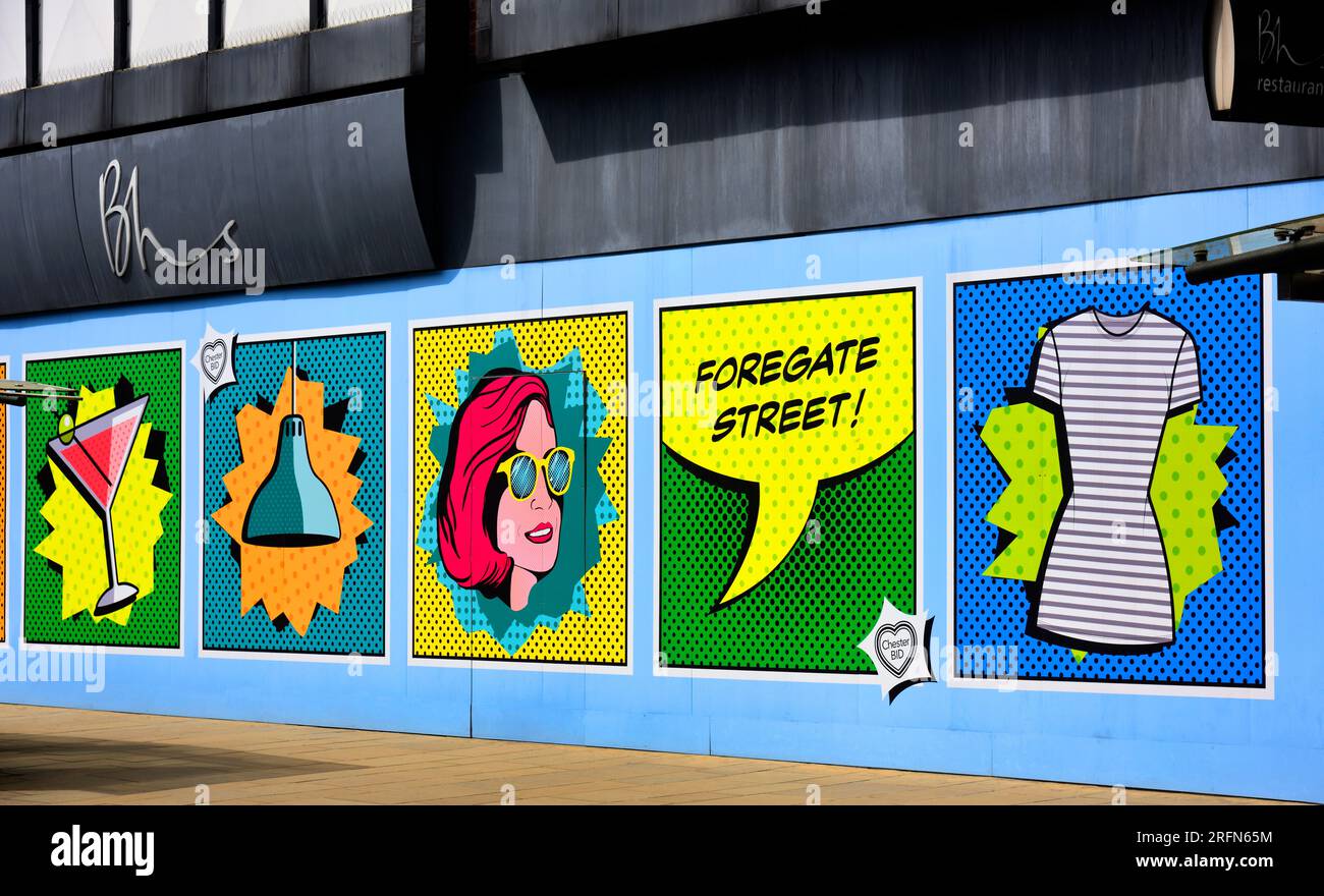 street art Chester Stock Photo - Alamy