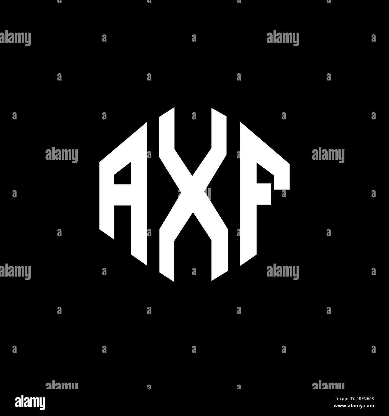 Axf logo design Stock Vector Images - Alamy
