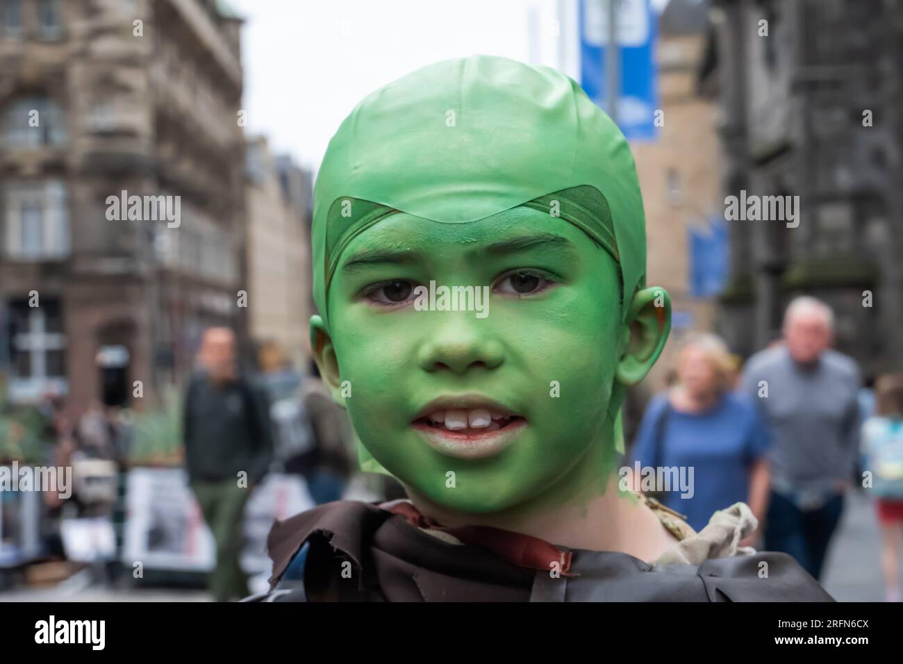 Edinburgh, Scotland, UK. 4th August, 2023. A performer on The Royal ...