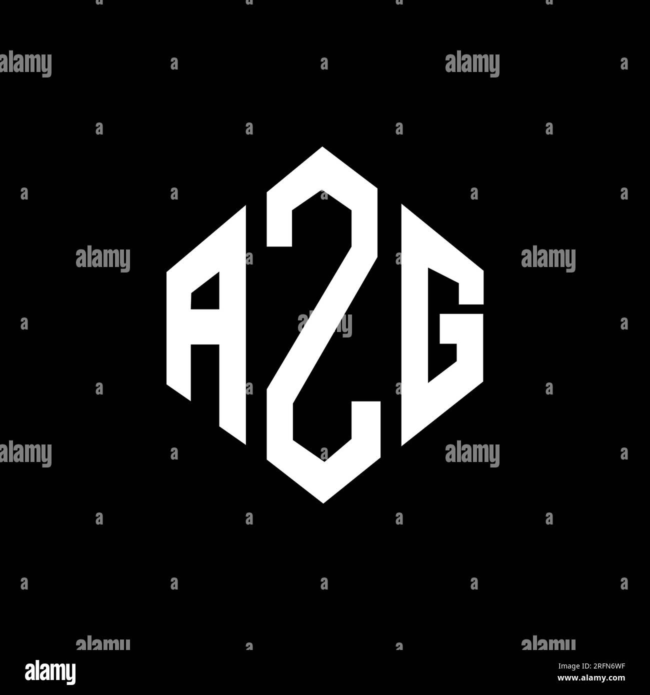 Azg logo design hi-res stock photography and images - Alamy