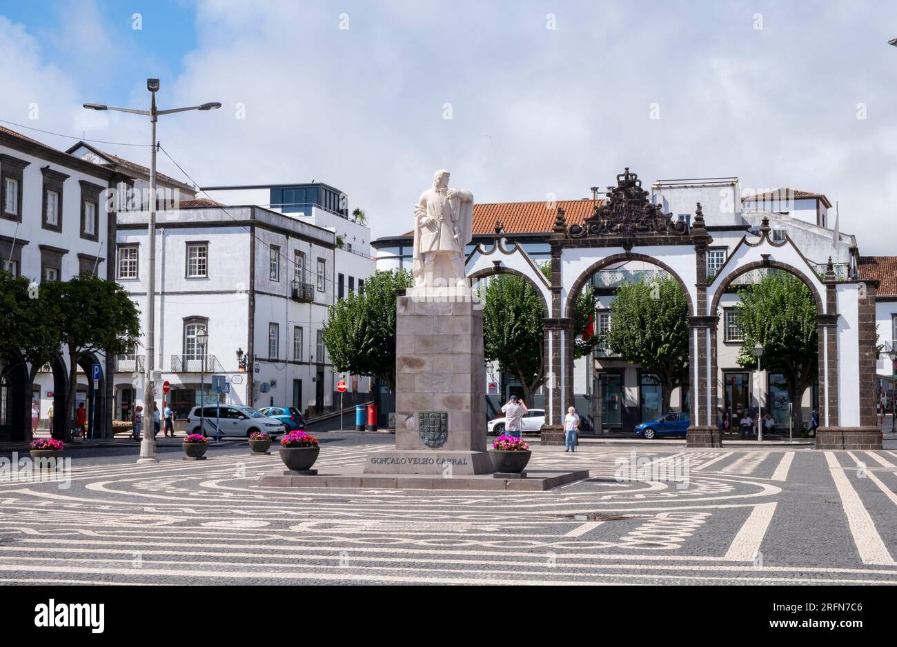 Ponta Delgada, Azores, 18.09.2019 - Ponta Delgada City Gates "Portas da ...