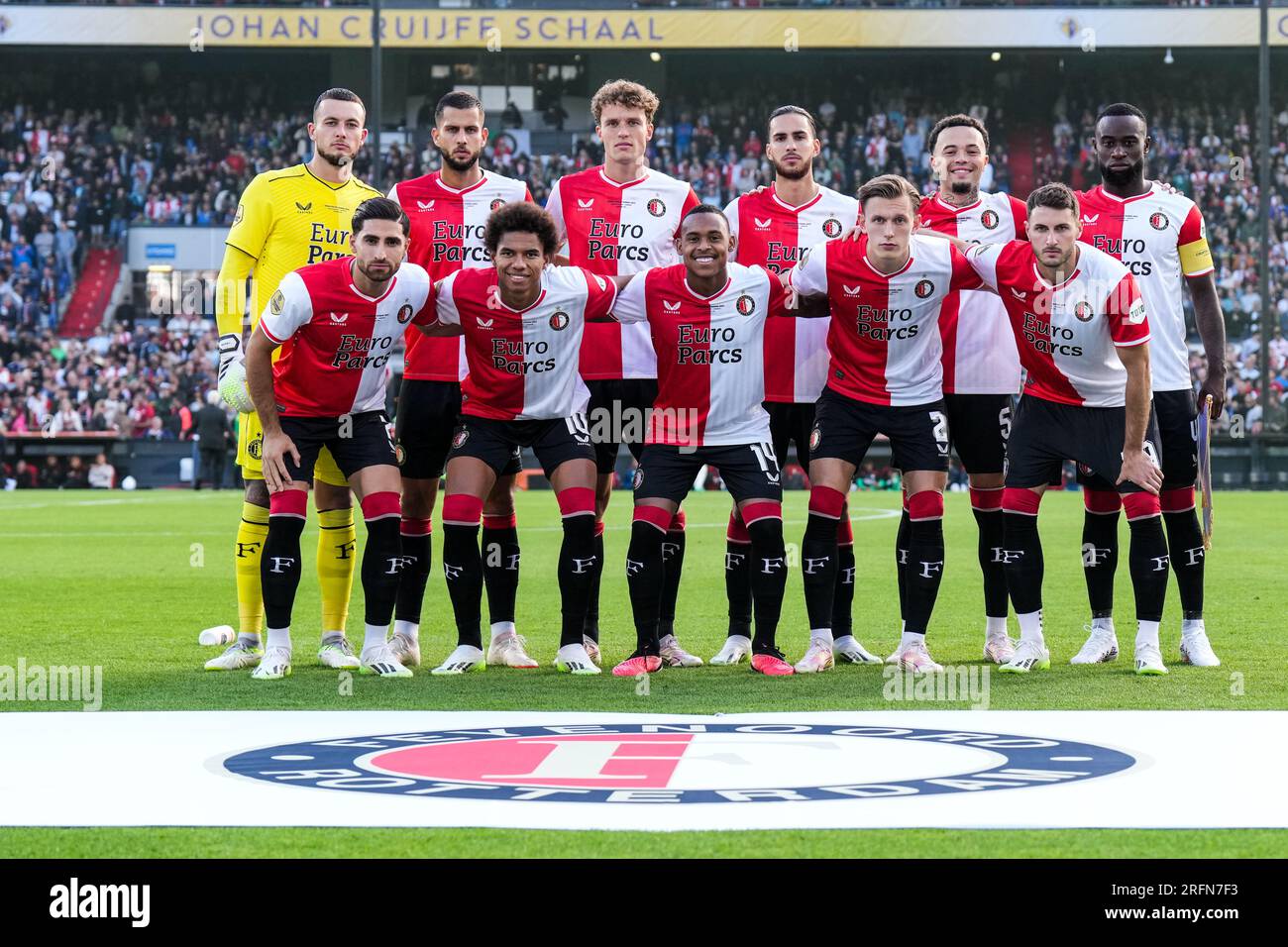 Rotterdam, The Netherlands. 04th Aug, 2023. Rotterdam - Feyenoord team ...