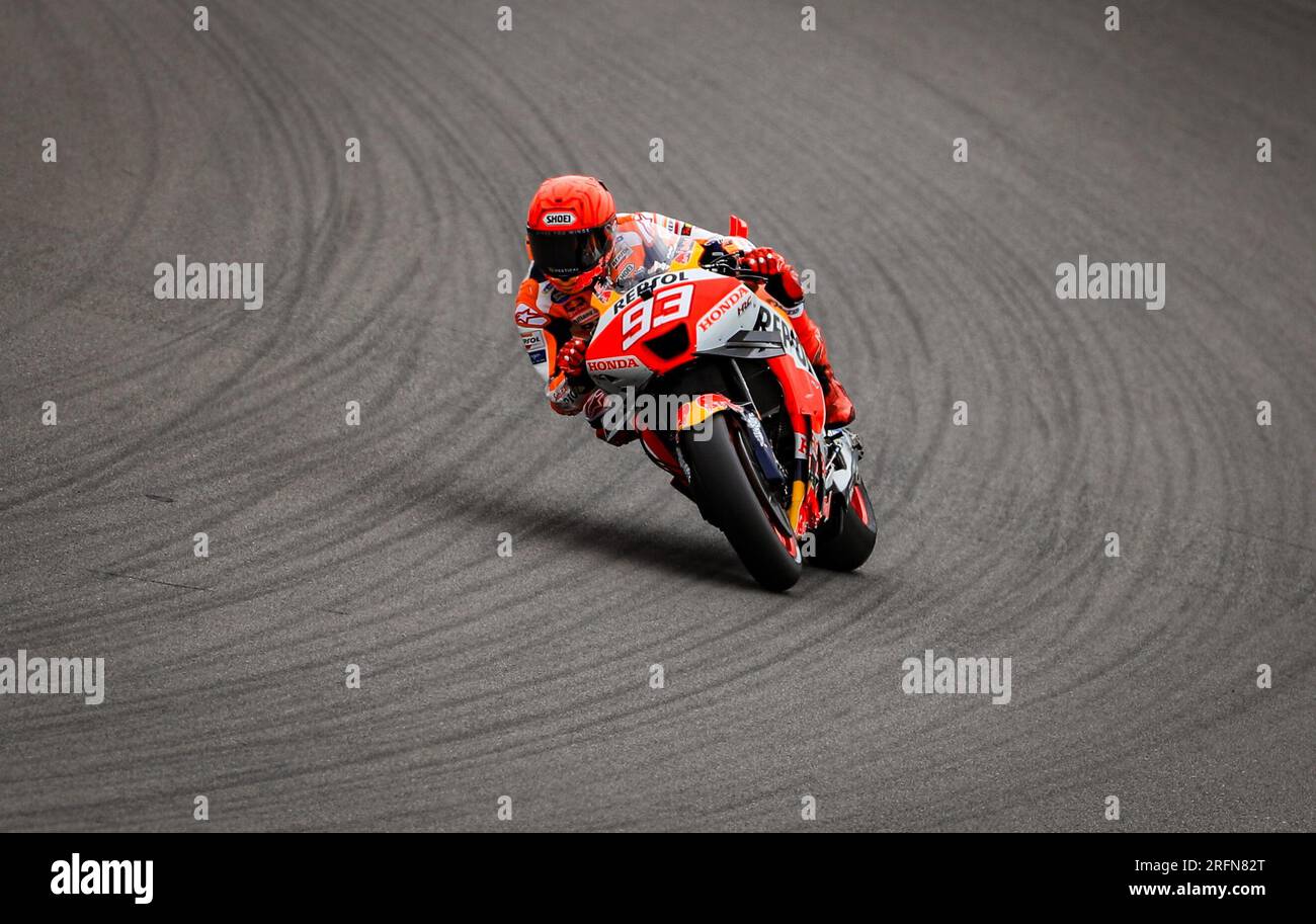 Repsol Honda’s Marc Marquez during Free Practice One ahead of the ...