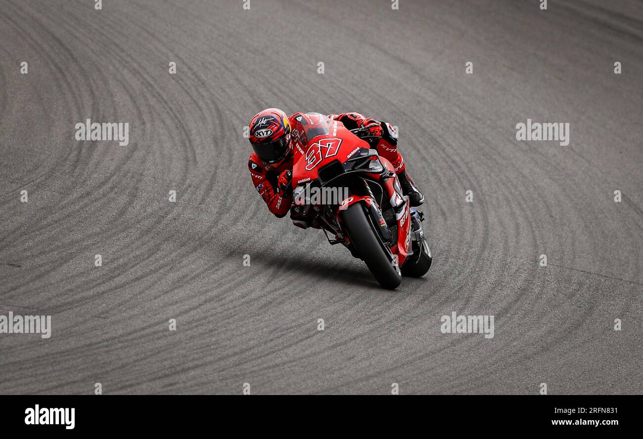 GASGAS Factory Racing Tech3’s Augusto Fernandez during Free Practice ...