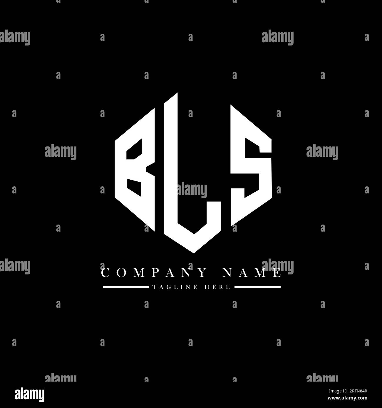 Bls logo design Stock Vector Images - Alamy