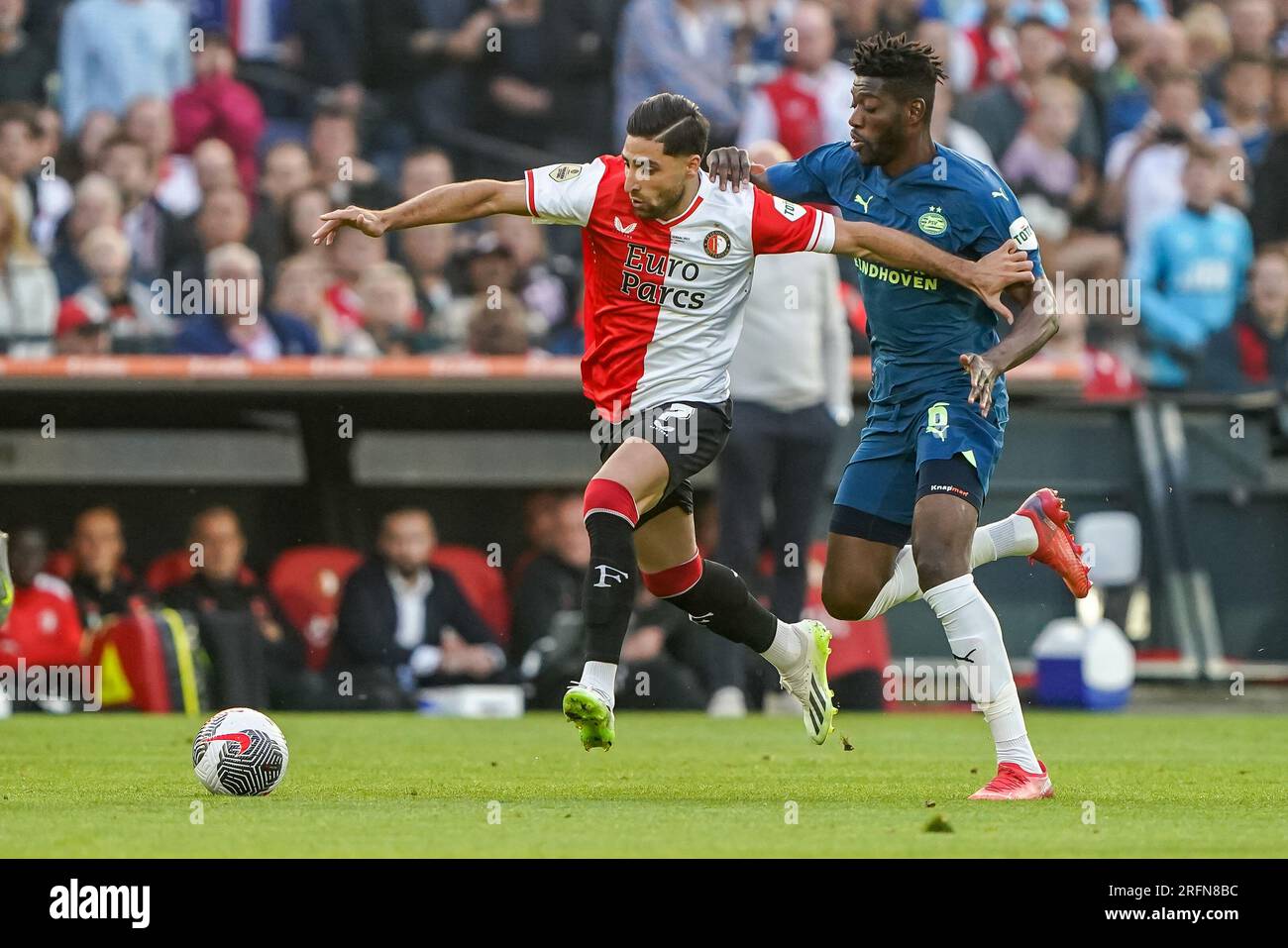 Rotterdam, Netherlands. 04th Aug, 2023. ROTTERDAM, NETHERLANDS - AUGUST 4: during the Johan ...