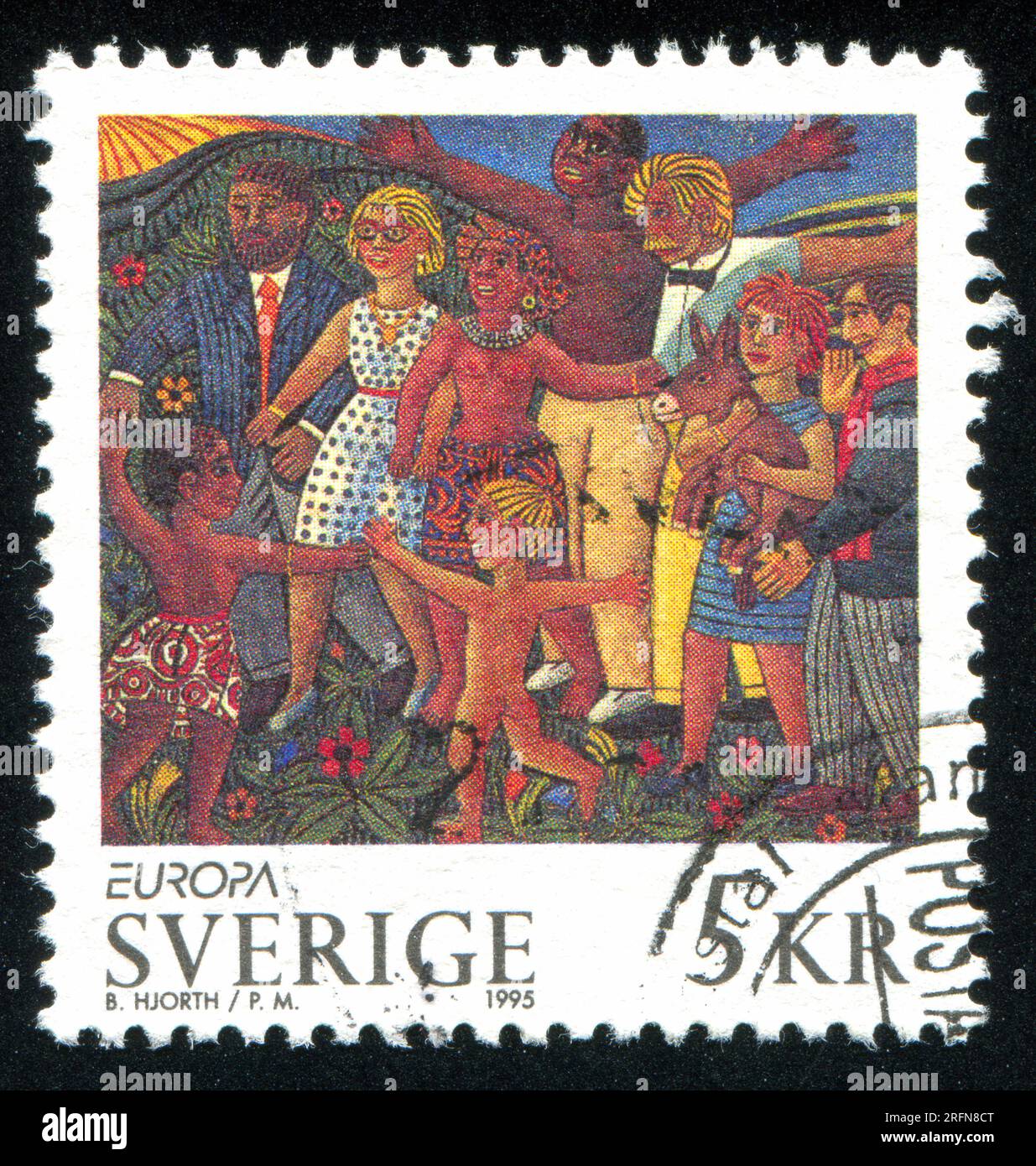 SWEDEN - CIRCA 1995: stamp printed by Sweden, shows Patrice Lumumba ...