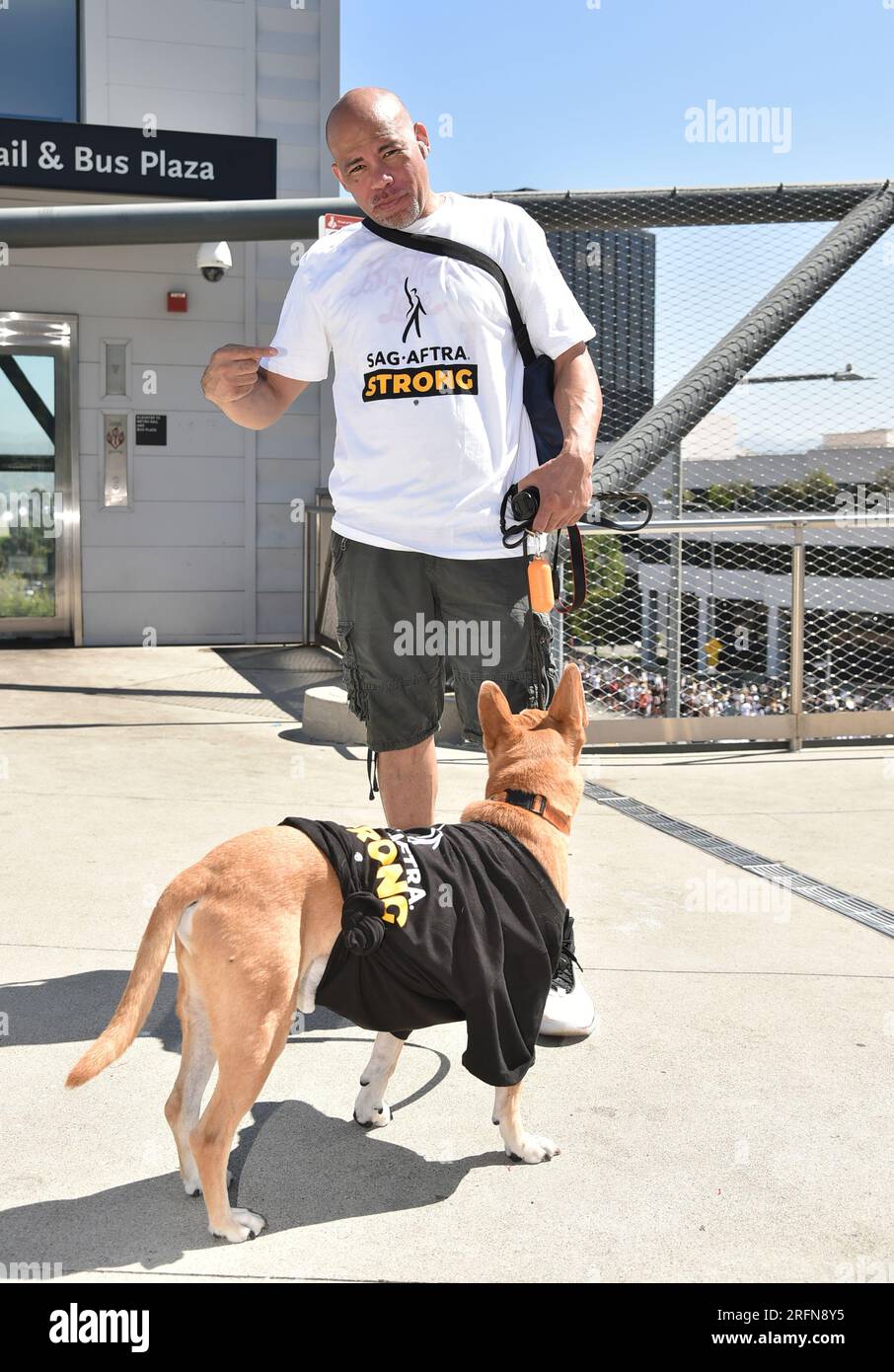 Actor Gerald Webb appears outside Universal Studios during the actors ...