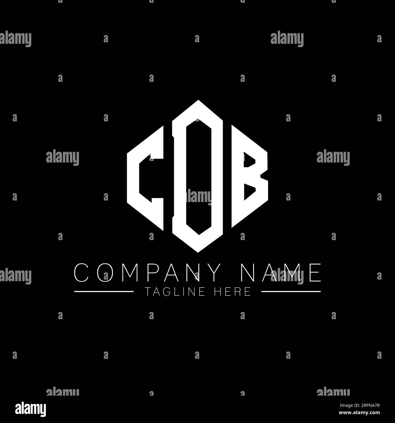 CDB letter logo design with polygon shape. CDB polygon and cube shape ...