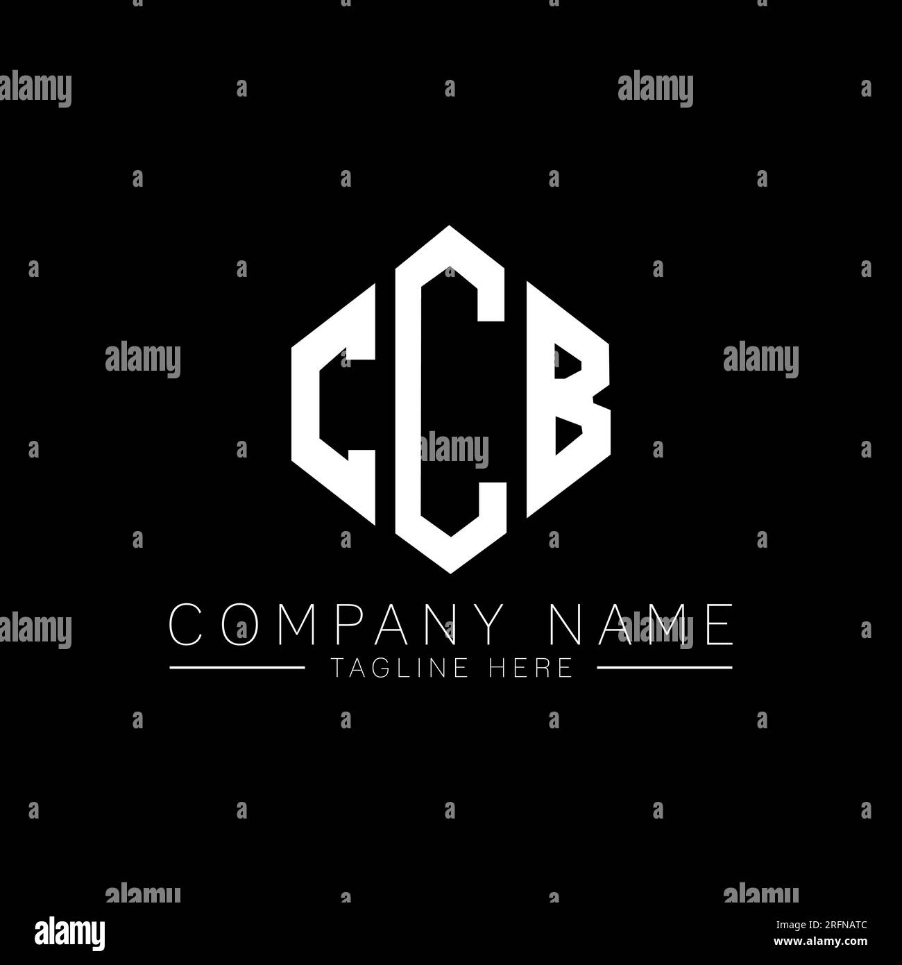CCB letter logo design with polygon shape. CCB polygon and cube shape ...