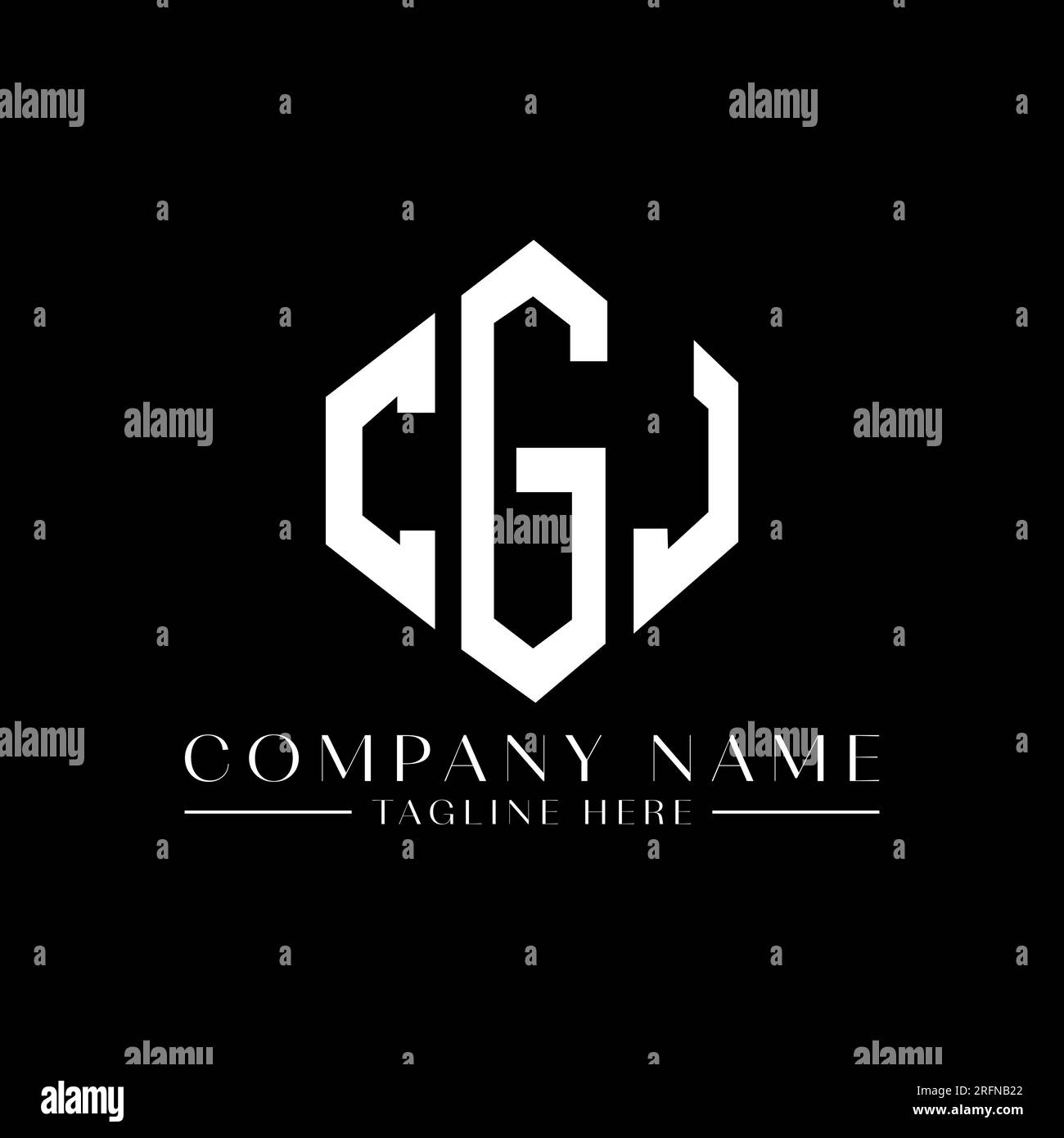 Cgj logo design hi-res stock photography and images - Alamy