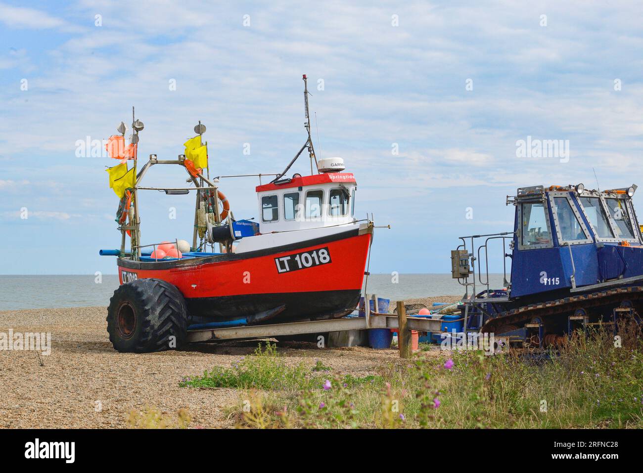 Tractor for launching boats hi-res stock photography and images - Alamy