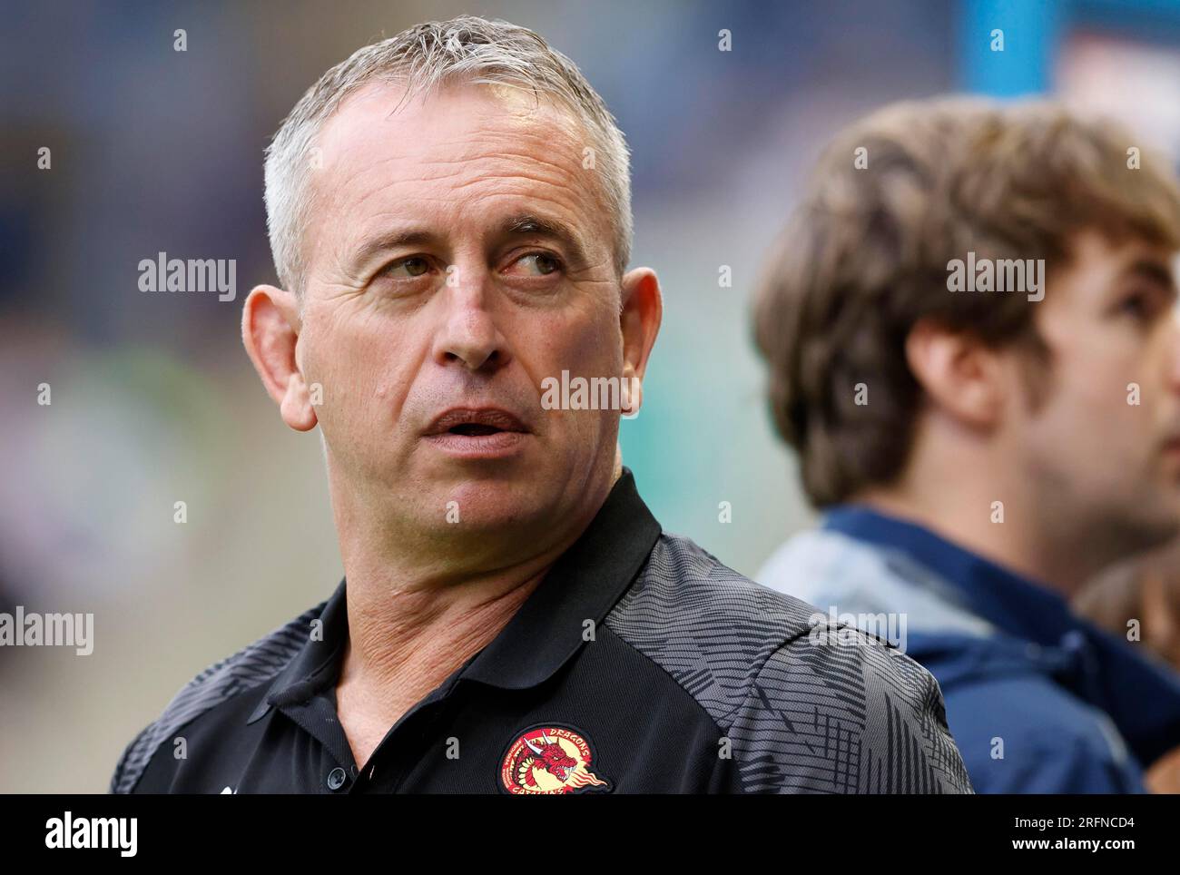 Catalans Dragons head coach Steve McNamara during the Betfred Super ... Catalans Dragons head coach Steve McNamara during the Betfred Super ...