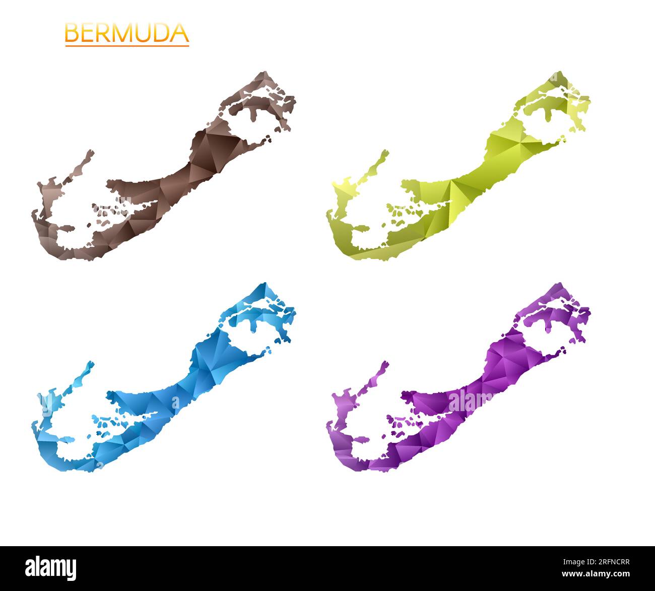 Map of hamilton bermuda hi-res stock photography and images - Alamy