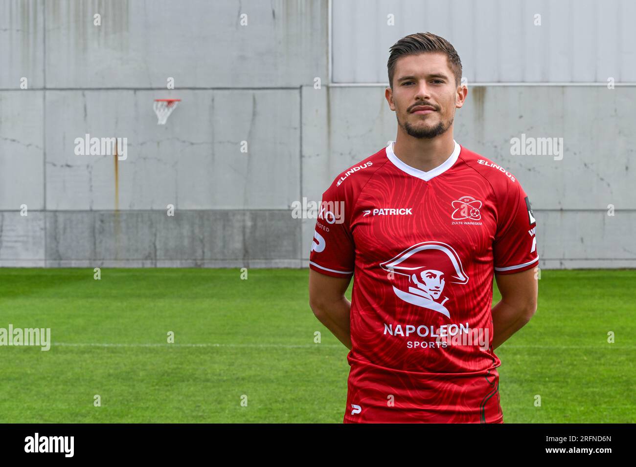 Waregem, Belgium. 02nd Aug, 2023. Alessandro Ciranni (14) of Zulte ...