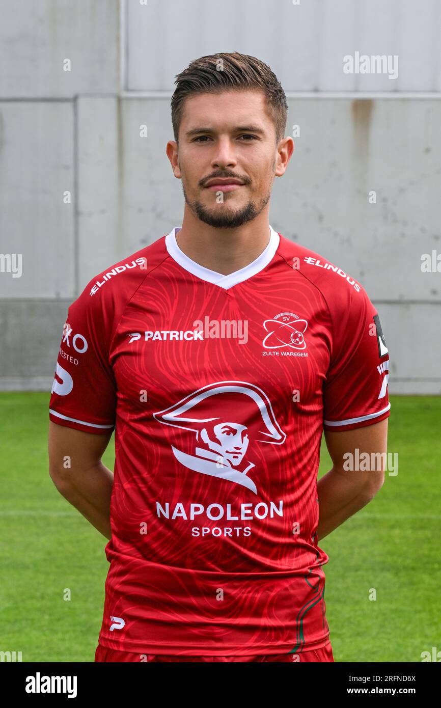 Waregem, Belgium. 02nd Aug, 2023. Alessandro Ciranni (14) of Zulte ...
