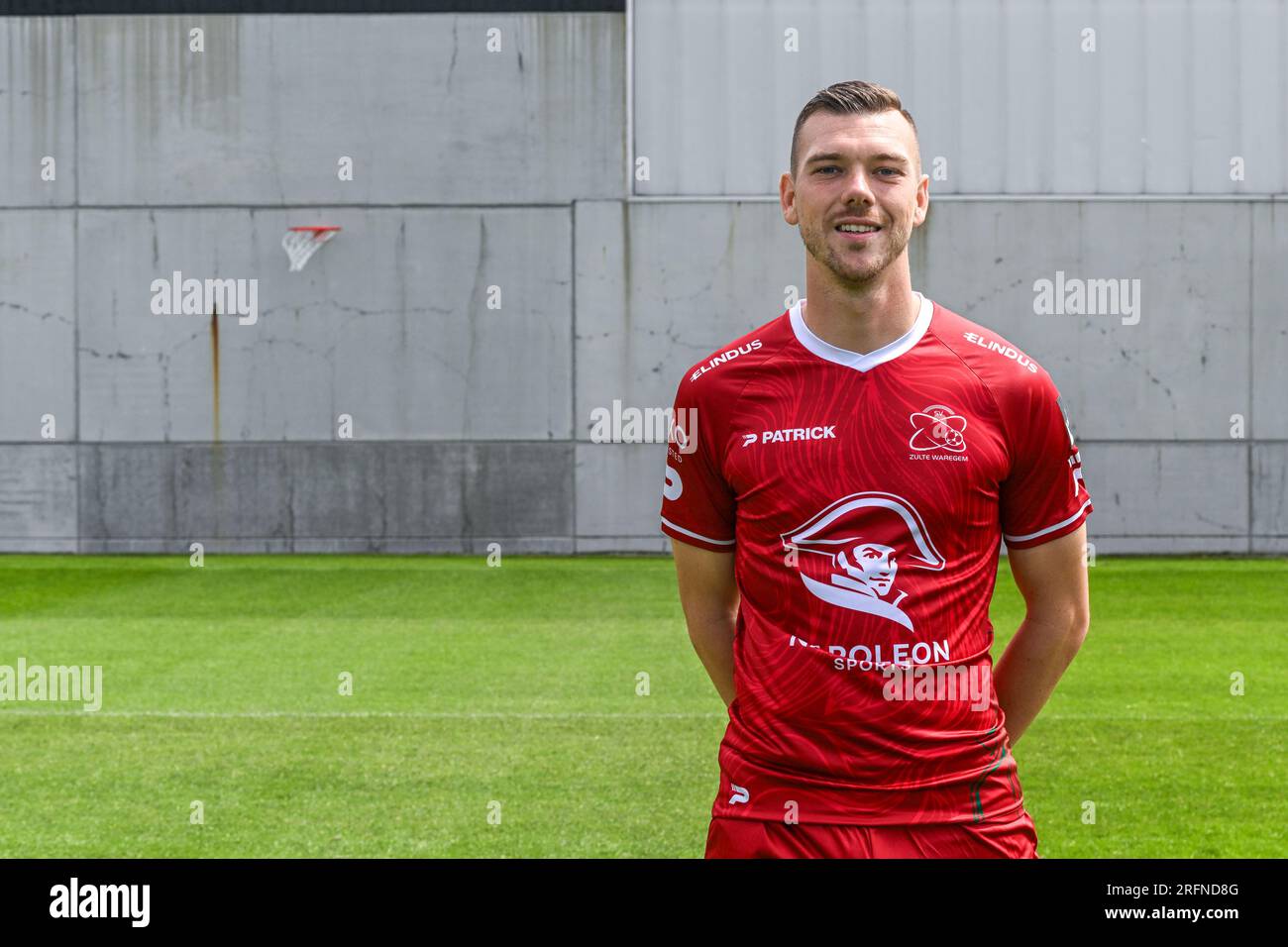 Waregem, Belgium. 02nd Aug, 2023. Stan Braem (34) of Zulte-Waregem ...