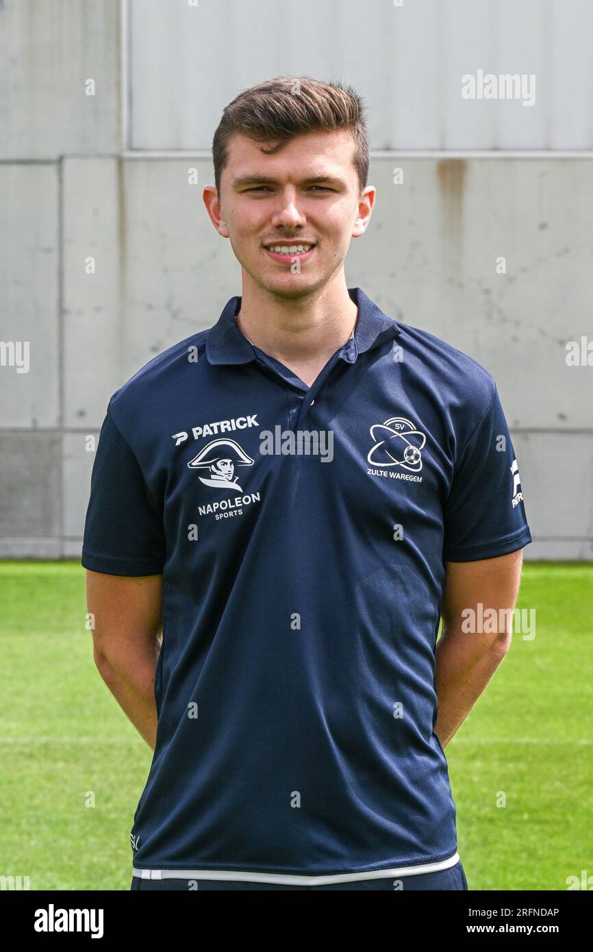 Waregem, Belgium. 02nd Aug, 2023. Kinesist Siebe Vercaempst of Zulte ...