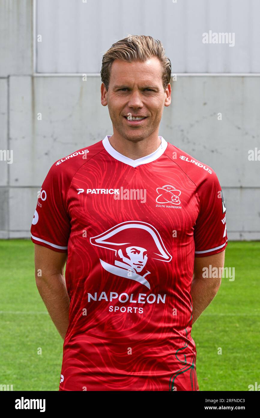 Waregem, Belgium. 02nd Aug, 2023. Ruud Vormer (25) of Zulte-Waregem ...