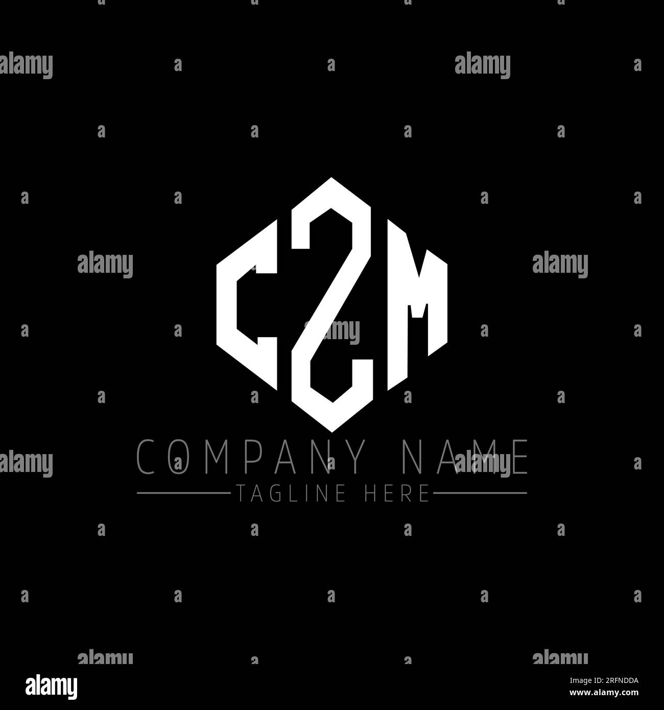 Czm logo design hi-res stock photography and images - Alamy
