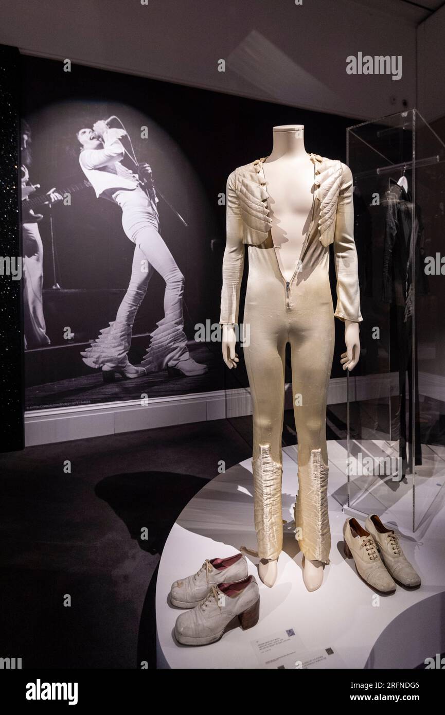 London, UK. 4 August 2023. Freddie Mercury's white ‘Mercury Wing ...