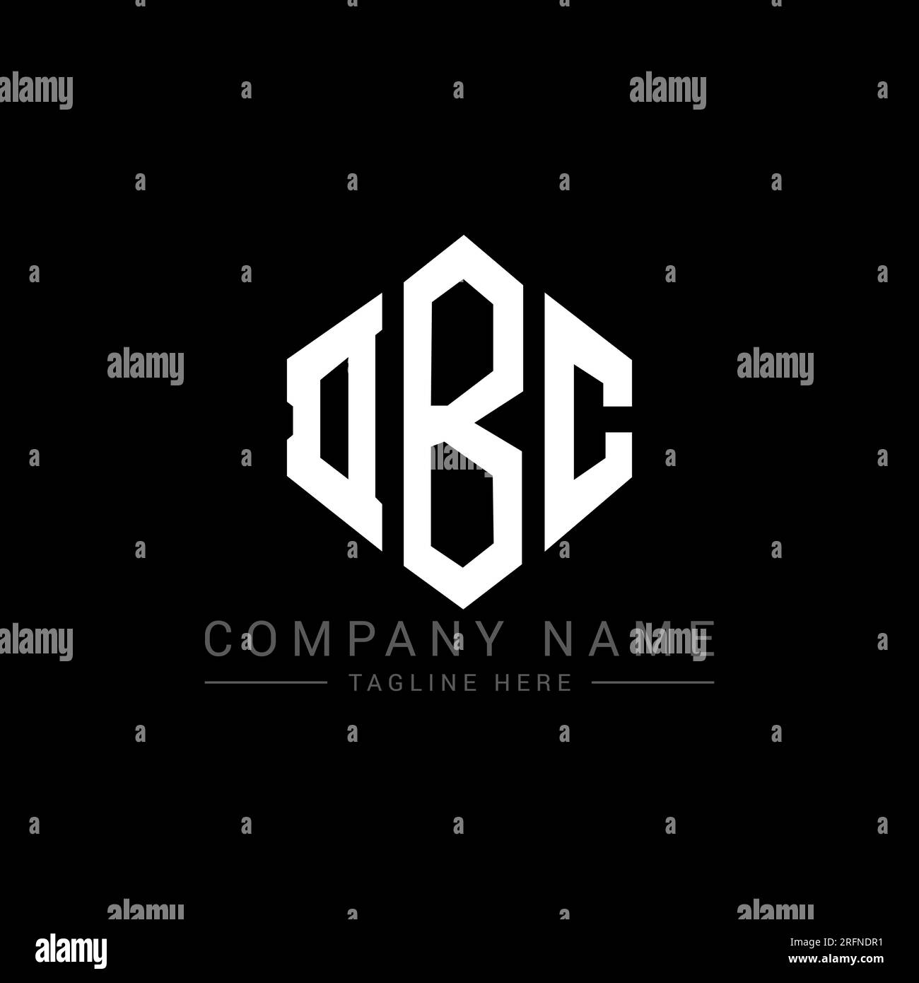 DBC letter logo design with polygon shape. DBC polygon and cube shape ...