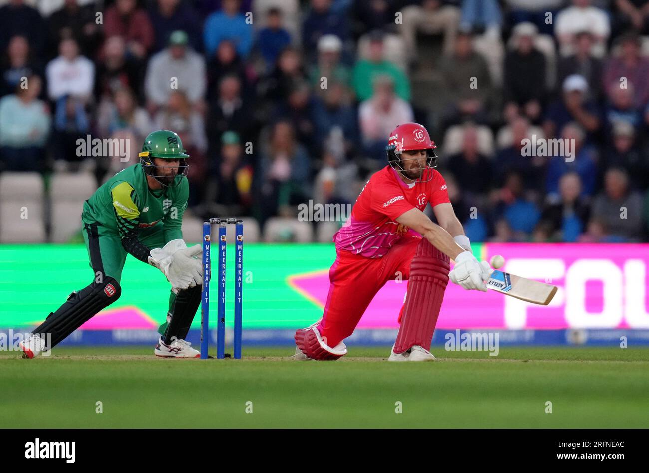 Welsh Fire's Stephen Eskinazi during the men's The Hundred match at The ...
