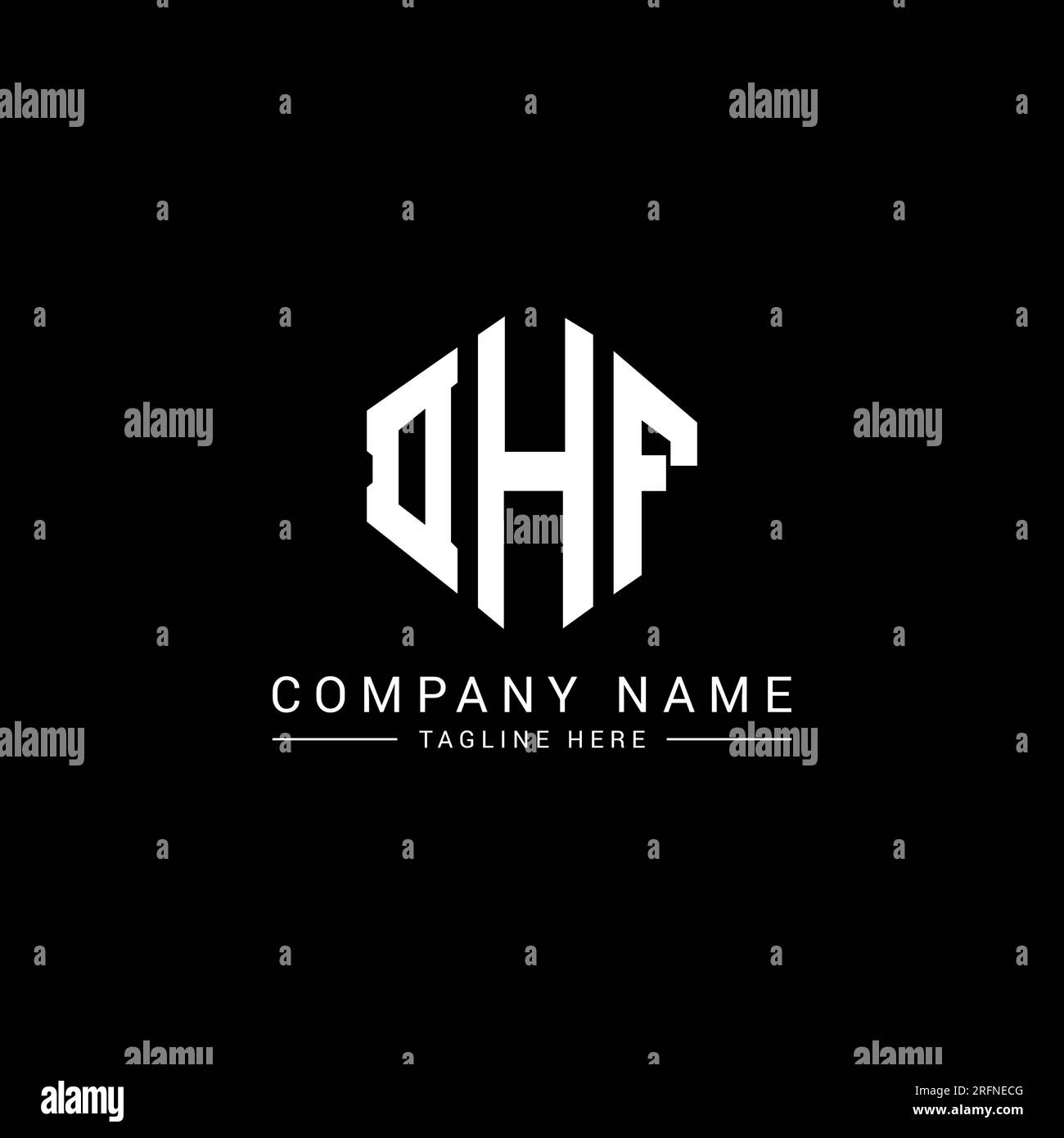 Dhf business logo Black and White Stock Photos & Images - Alamy