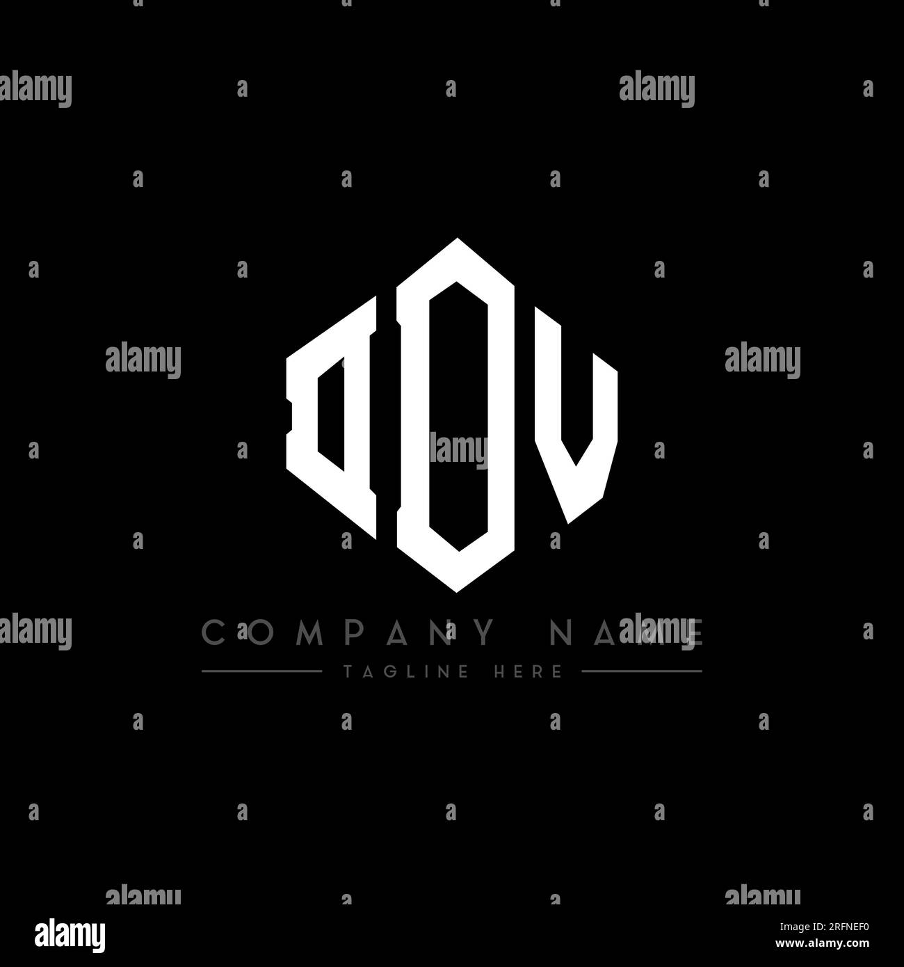 DDV letter logo design with polygon shape. DDV polygon and cube shape ...