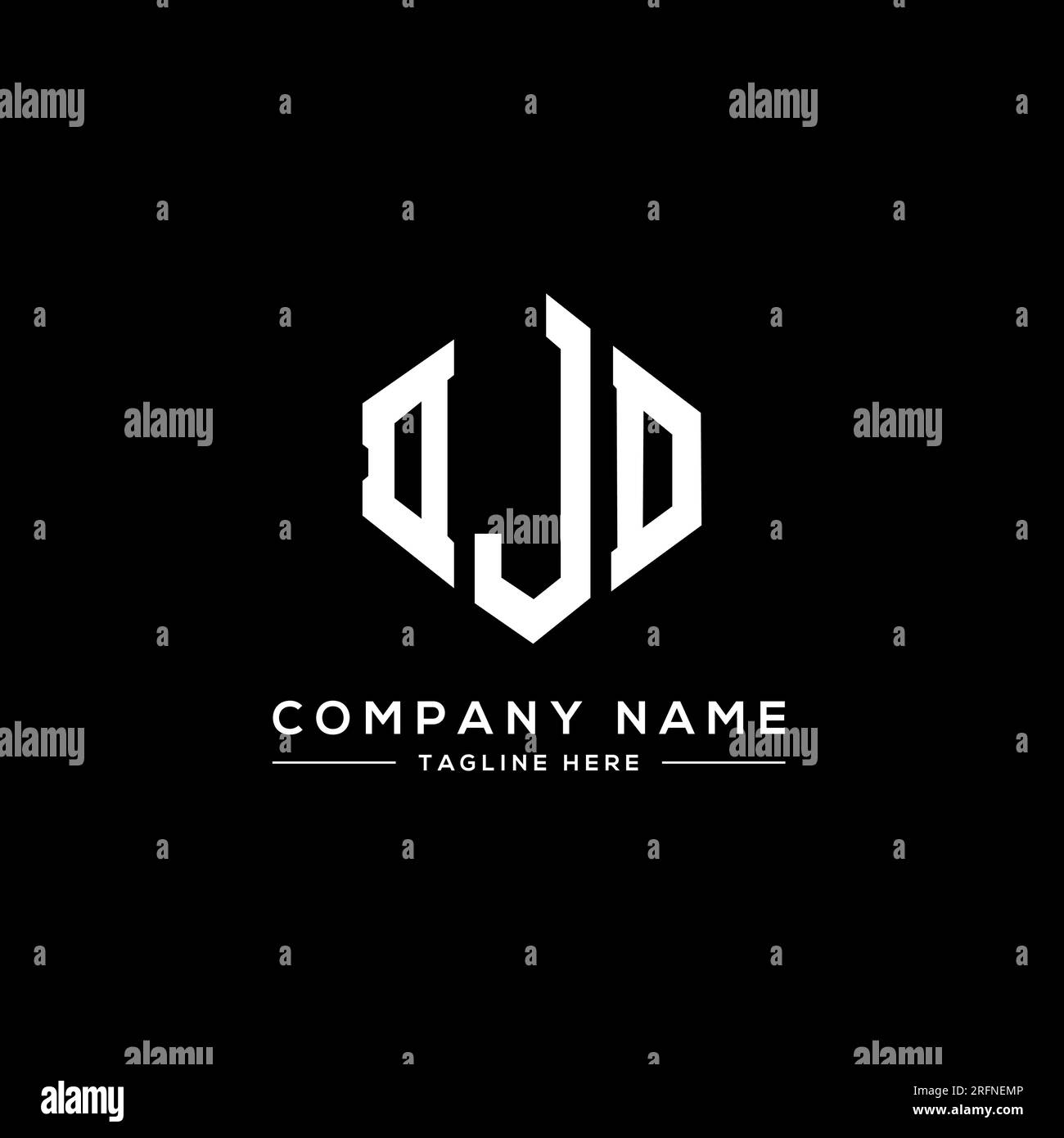 Djd logo design hi-res stock photography and images - Alamy