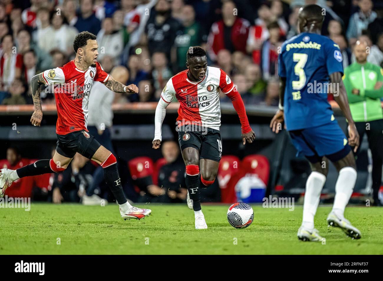 ROTTERDAM, Netherlands. 04th Aug, 2023. football, stadium De Kuip, Johan Cruijff Schaal, season ...