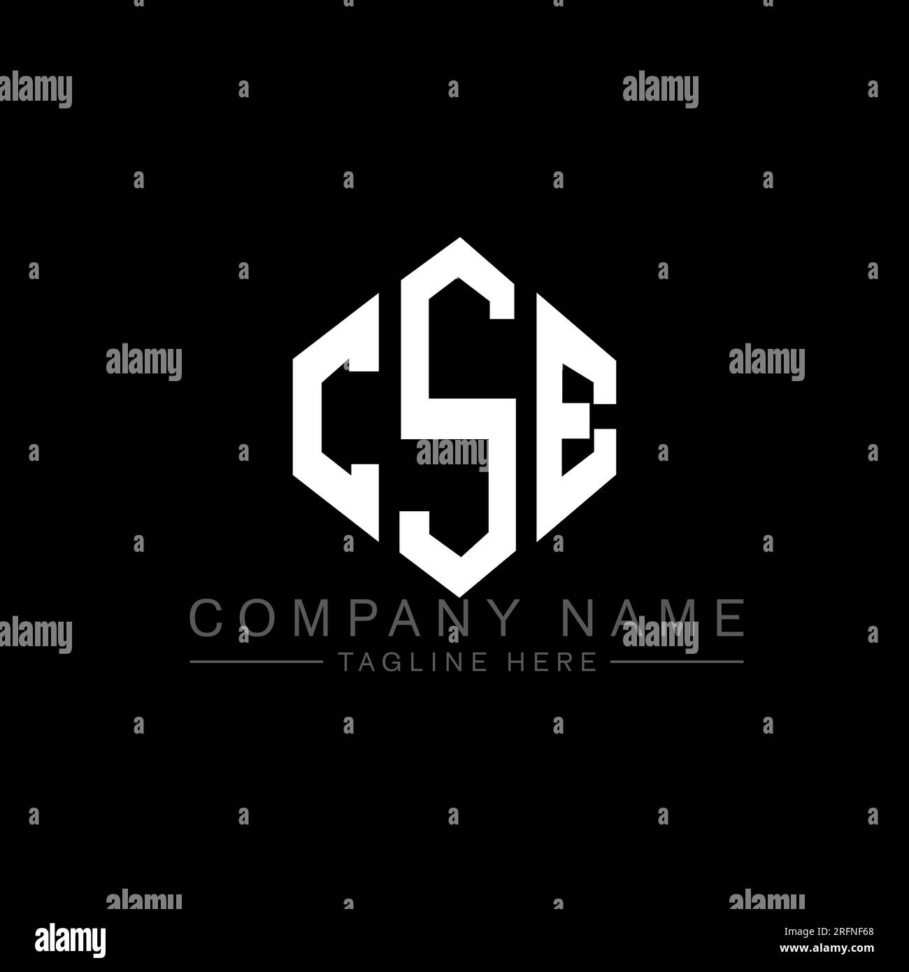 Cse Letter Logo Design With Polygon Shape Cse Polygon And Cube Shape Logo Design Cse Hexagon
