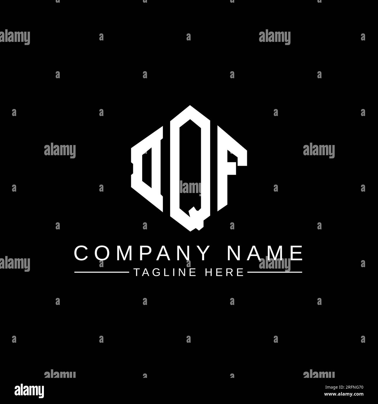 Dqf hexagon Stock Vector Images - Alamy