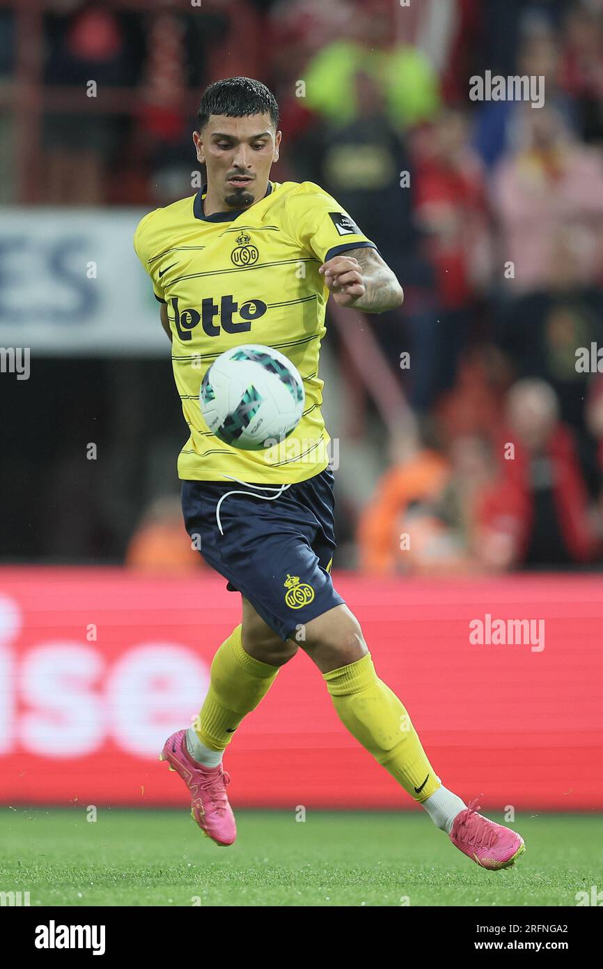 Liege, Belgium. 04th Aug, 2023. Union's Cameron Puertas Castro pictured ...